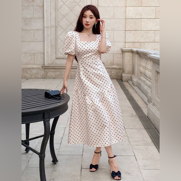Dazy | Dresses | Dazy Not Just Any Girl Heart Print Puff Sleeve Dress ...